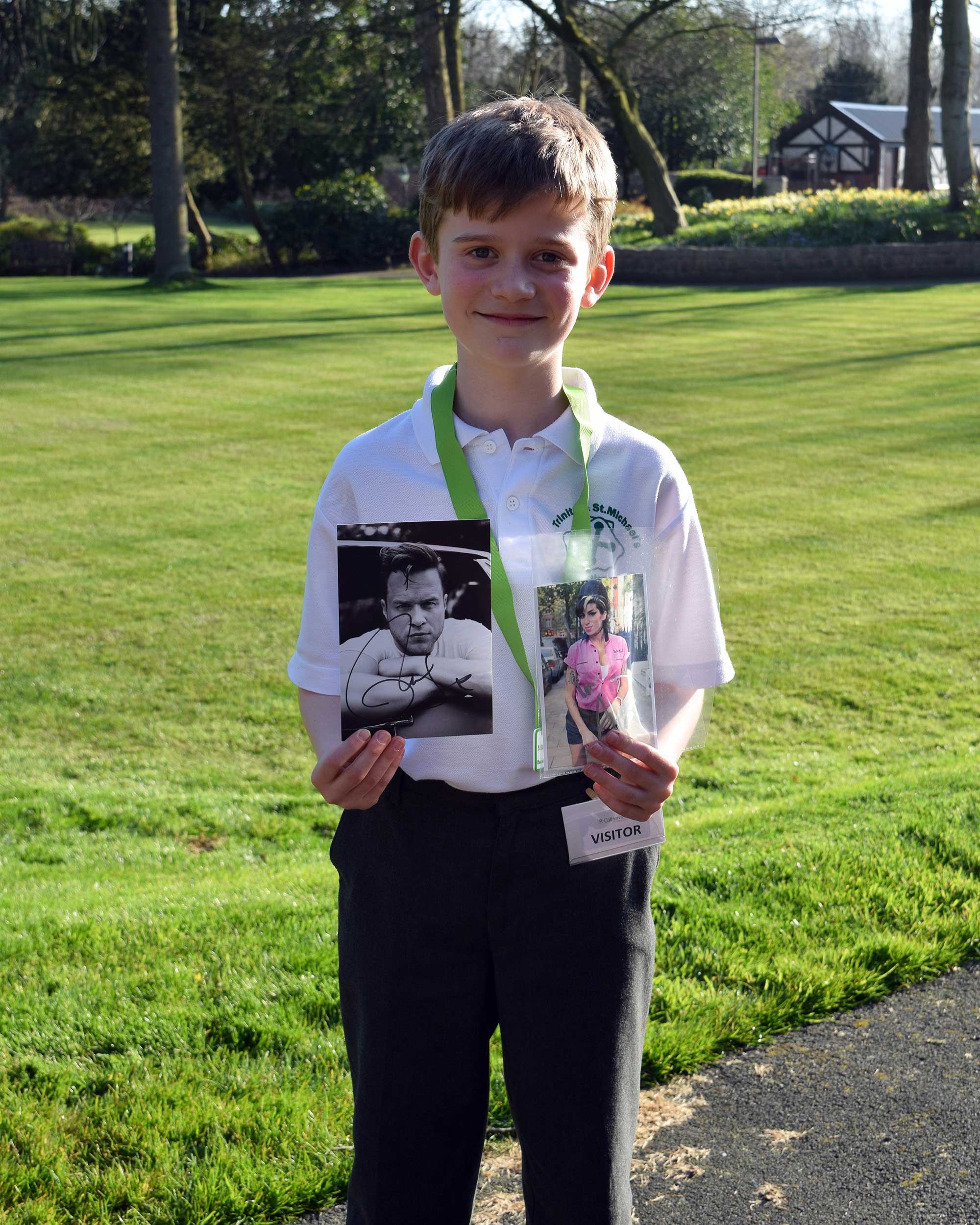 Celebrities rally round schoolboy Thomas as he supports St Catherine’s ...