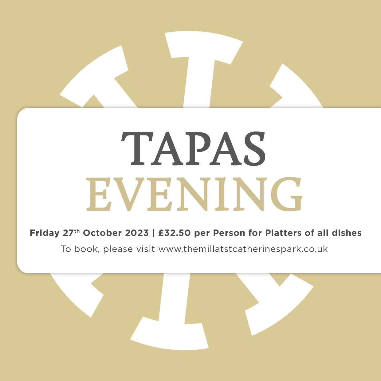 Tapas Evening - St Catherine's Hospice