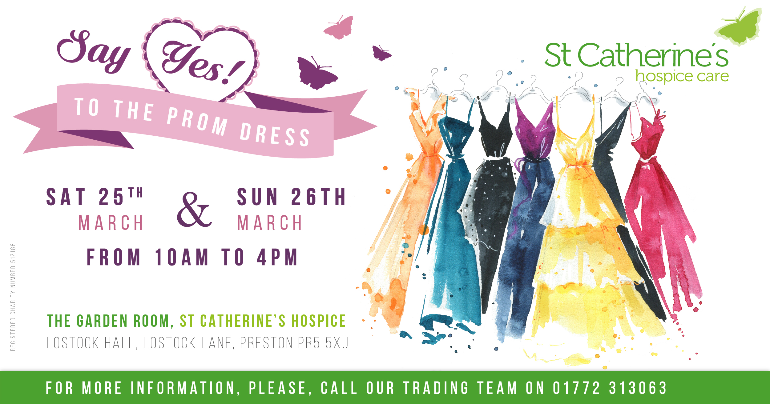 Prom dress pop-up shop - St Catherine's Hospice